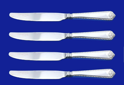 Wallace FRENCH SHELL Silverplate Flatware -- Set of 4 Dinner Knives | eBay