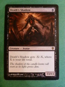 MTG 1X Death's Shadow X1 Worldwake Magic WWK Black Rare 2010 LP | eBay