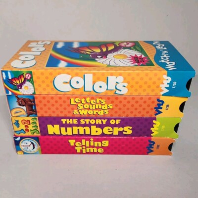 Watch 'N' Learn Lot Of 4 VHS Tapes (1996) | eBay