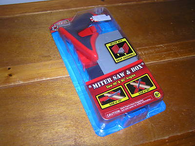 REAL CONSTRUCTION Miter Saw & Box Age 6+ NEW in Package – minor wear to ...