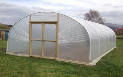 18ft Wide Polytunnel - 5.49m Commercial Poly Tunnel Greenhouse – Heavy ...