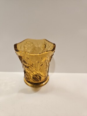 Amber Daisy Votive Peg Cup | eBay