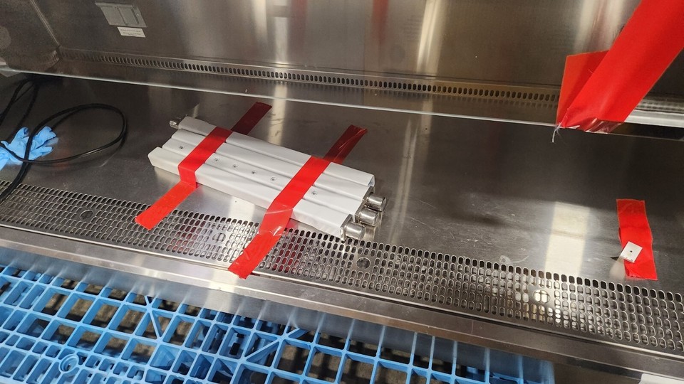 VIDEO Thermo 1300 Series Model 1377 Class II A2 Biosafety Cabinet 6ft w ...