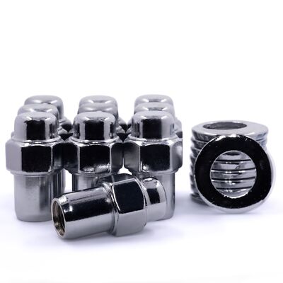 20 Lug Nuts 1/2 Chrome Mag Nut .75 Shank Cragar 1/2-20 | eBay