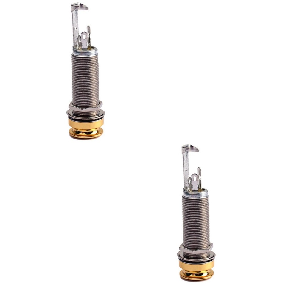 GT224 Messing Gewinde Zylinder Stil Gitarre Bass End Pin EndPin Jack ...
