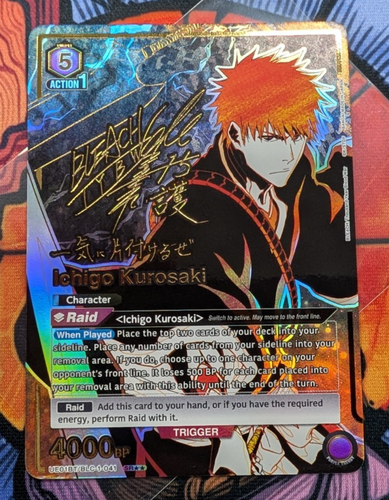Ichigo Kurosaki 041 SR** Signed BLEACH: Thousand-Year Blood War Union ...