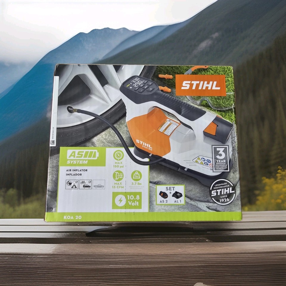 STIHL KOA 20 Cordless Air Inflator With Battery And Charger | eBay