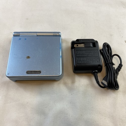 OEM Nintendo GameBoy Advance SP AGS-101 Pearl Blue System w Charger ...