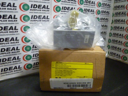 Square D 8501XB40 Universal Adder Deck 10A - New In Box | eBay