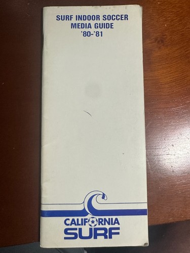 RETRO Original NASL California Surf Indoor Media Guide 1980-81 | eBay