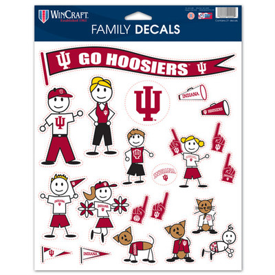 Indiana Hoosiers Family Sticker Set Decals | eBay