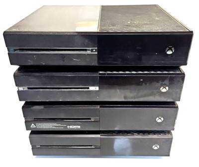Microsoft Xbox One Game Console Job Lot Of 4 Untested Units For Spares ...