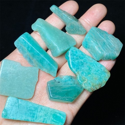 79g Natural Blue Amazonite Reiki Quartz Crystal Stone Reiki Healing ...