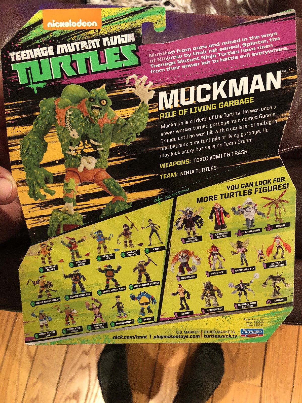 Muckman TMNT 2017 Playmates Figure MOC Teenage Mutant Ninja Turtles ...