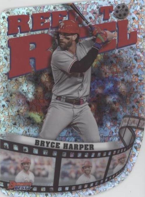 2023 Bowman's Best - Reel to Reel Die-Cuts Bryce Harper #RR-22 Mini ...