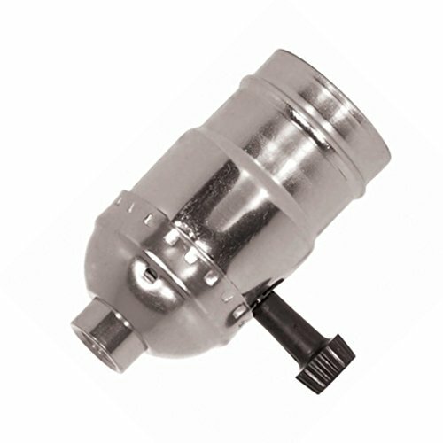 Satco 80-1098 | 3-Way (2 Circuit) Turn Knob Socket With Removable Knob ...