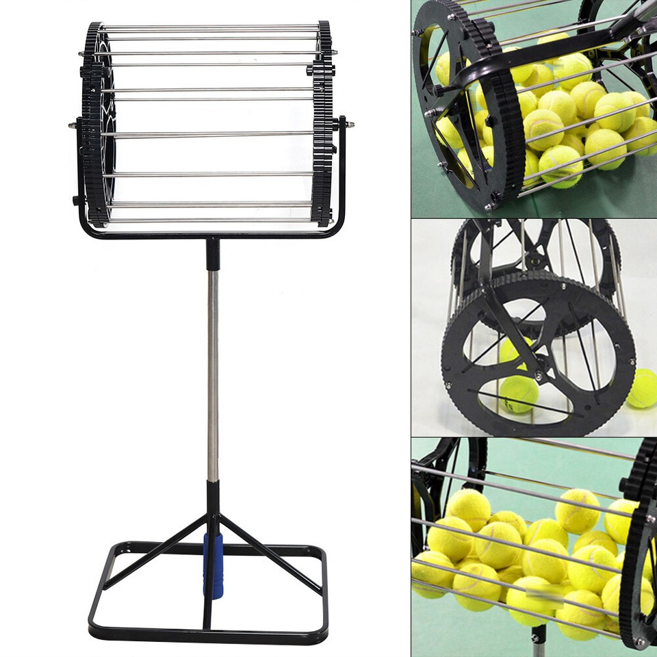 2-in-1 Tennis Ball Collector and Ball Hopper Sporting Goods Tennis Ball ...