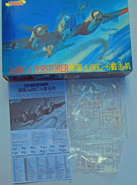 Shanghai Dragon 1 48 Ju88c-6 Zerstorer Master Series 5536 for sale ...