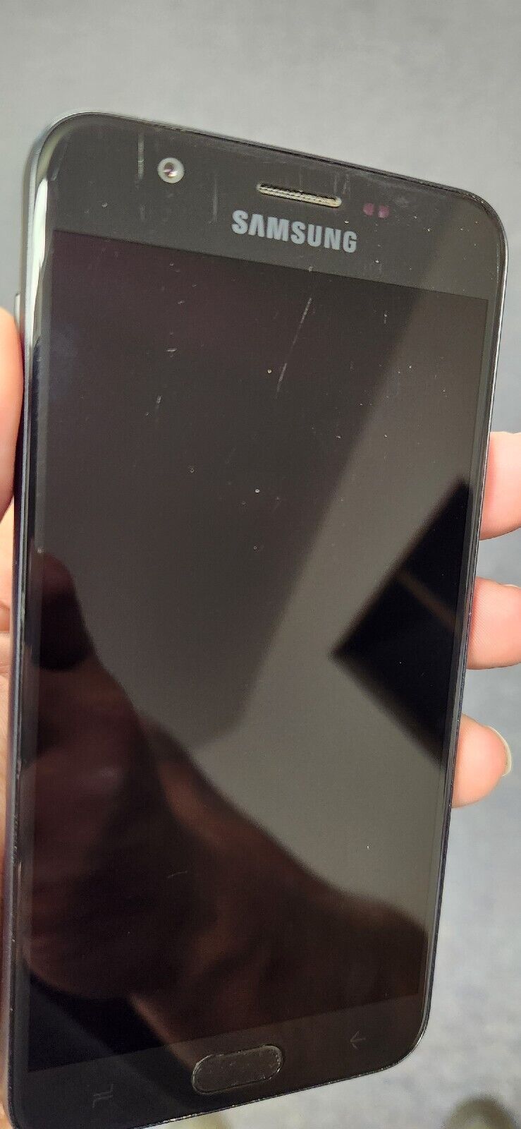 Verizon Samsung Galaxy J7 V 2018 Sm J737v 16gb Black 8 0 Clean Ebay