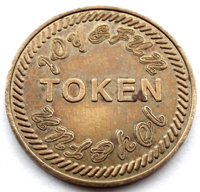 US JOY & FUN ONLY FOR AMUSEMENT Token 25mm 6g Brass, Rare II9.1 | eBay