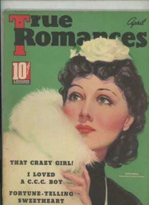 True Romances Avril 1937 Géorgie Warren Gga Housse Jean Parker | eBay