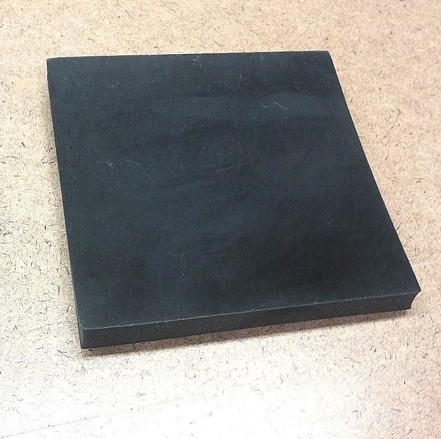 Neoprene Rubber Solid Sheet 3/8" Thick x 8" x 8" Sq Pad 60A Duro Std ...