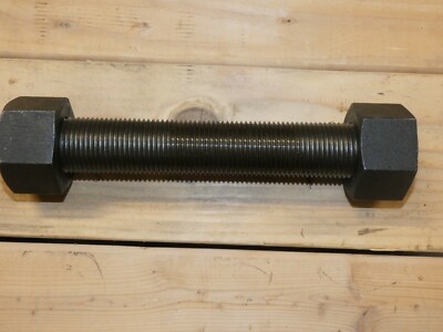 1 1/2"-8 x 10 3/4" 8UN Thread A193 Grade B7 Stud with 2 Grade 2H Hex ...