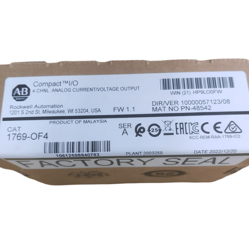 1pc Factory Sealed Allen-Bradley 1769-OF4 4Pt CompactLogix Analog ...
