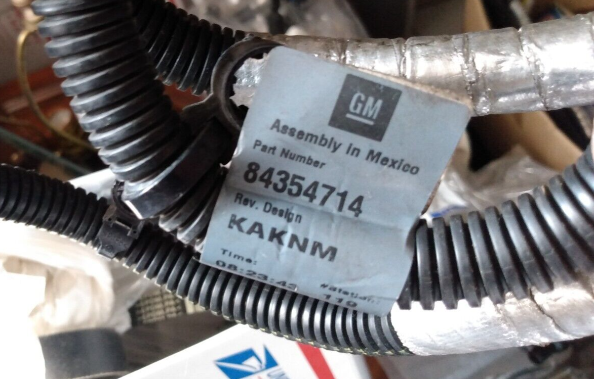 Genuine GM OEM 2014-2019 GM Generator Battery Control Wiring Harness ...
