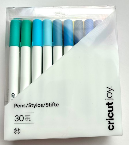 Cricut Joy Pens 30ct 0.4mm Fine Point Permanent Multicolor Water Based ...