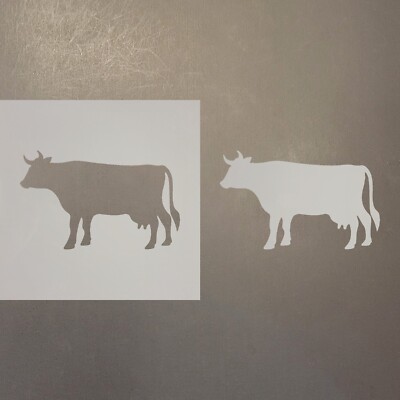 Cow 2 Plastic Mylar Stencil Airbrush Painting Art Supplies | eBay