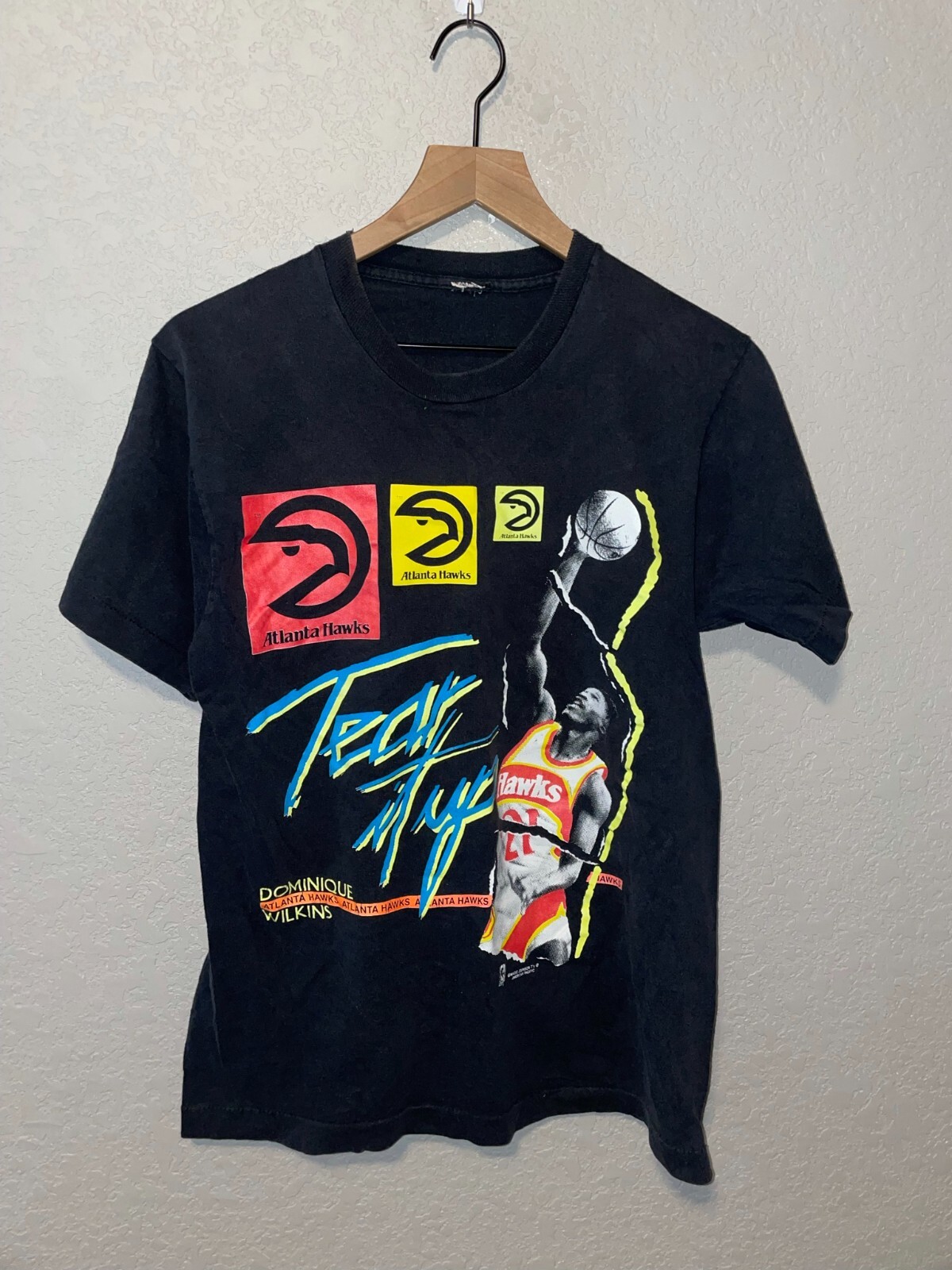 1990s Atlanta Hawks Dominique Wilson Tech It Up NBA B… - Gem