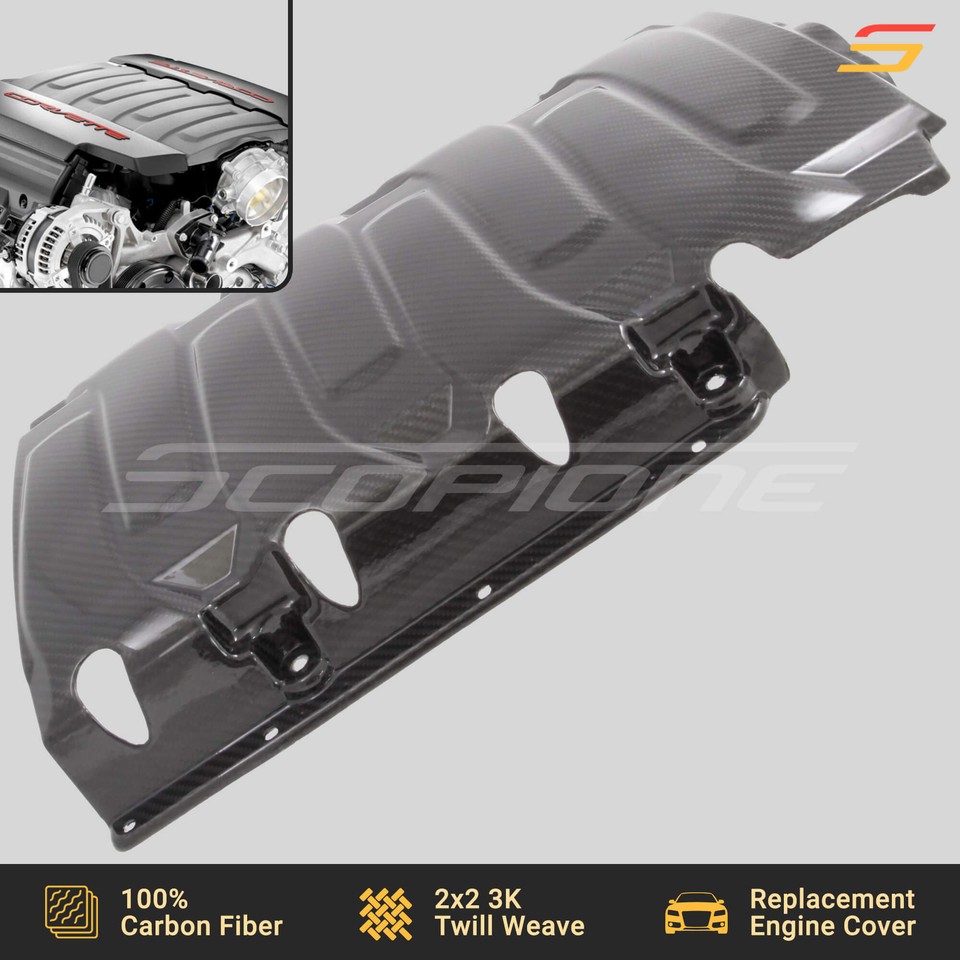 Scopione Carbon LT1 Engine Cover for Chevrolet C7 14-19 Corvette 16-24 ...