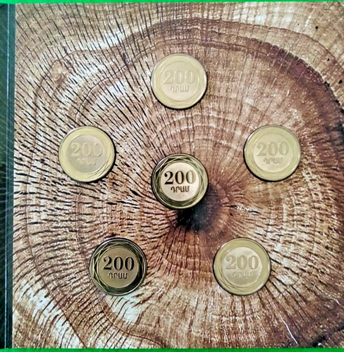 ARMENIAN COMMEMORATIVE 200 DRAM WILD TREES SET OF 6 COINS | eBay
