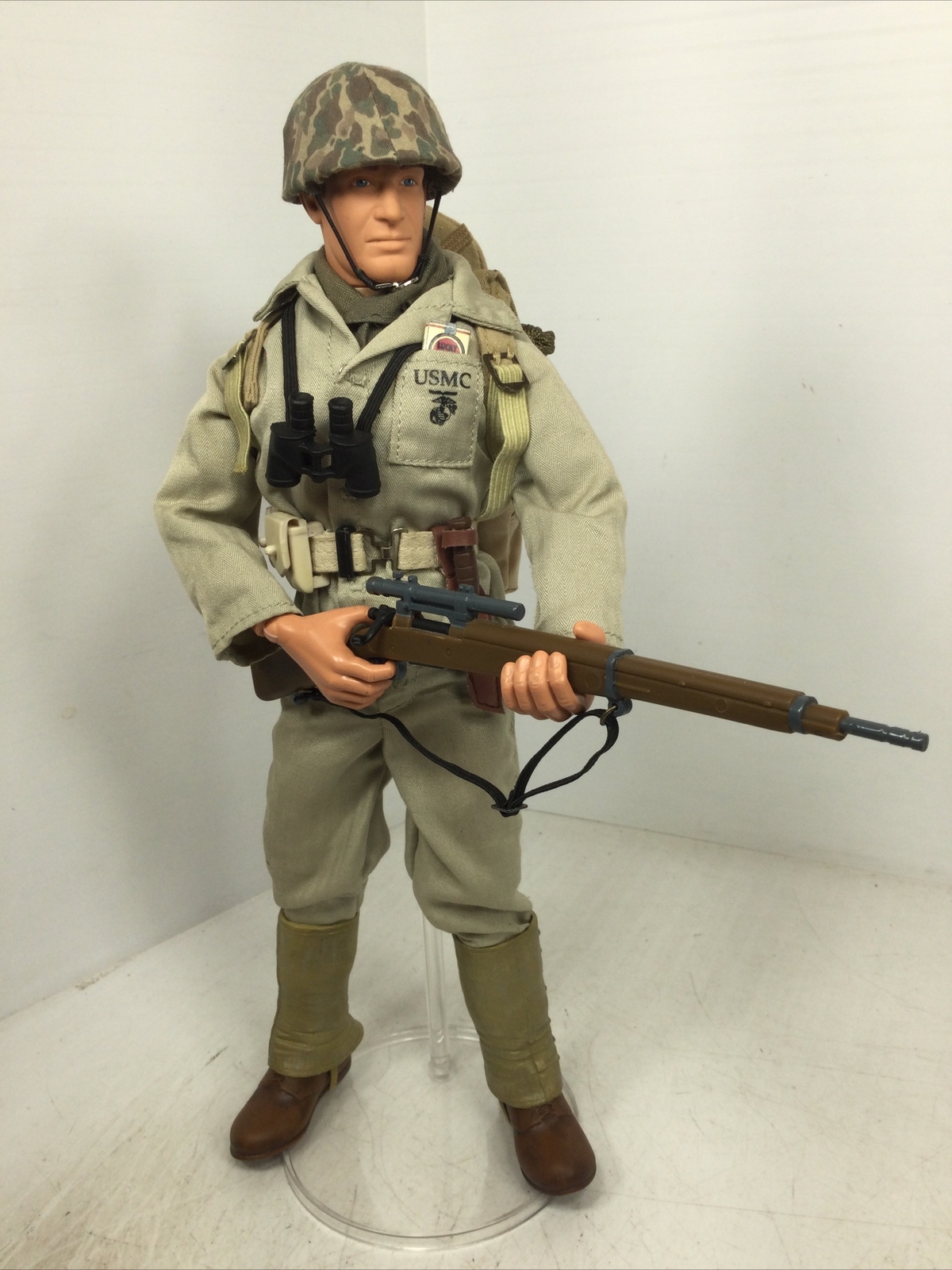 1/6 HASBRO GI JOE WW2 USMC MARINE SNIPER 1903 SPRINGFIELD + CIG’S ...