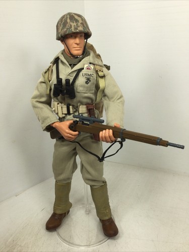 1/6 HASBRO GI JOE WW2 USMC MARINE SNIPER 1903 SPRINGFIELD + CIG’S ...