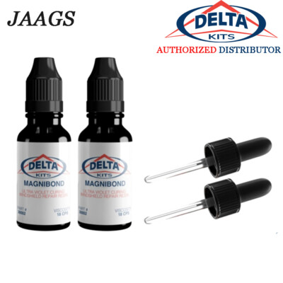 2 PACK - Delta Kits MAGNIBOND RESIN Windshield Rock Chip Crack Repair ...