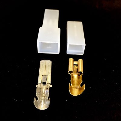 FASTON TERMINAL&CONNECTORS 1 WAY UL, RoHS, 4 Pcs p/kit, 6.3mm (.250 ...