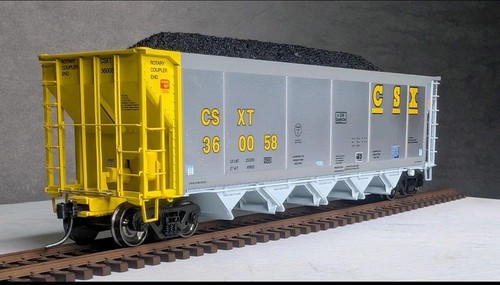 HO Scale ExactRail Johnstown America Autoflood ll CSX Coal Hoppers (9 ...