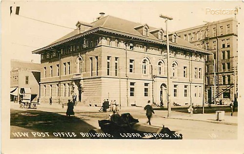 IA, Cedar Rapids, Iowa, Post Office Building, No. 10, RPPC | eBay UK