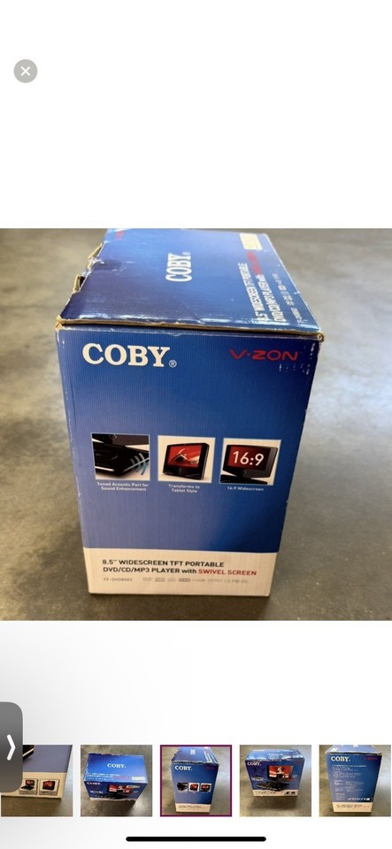 Coby TF-DVD8503 8.5-Inch Widescreen Portable DVD/CD/MP3 Player 2 ...