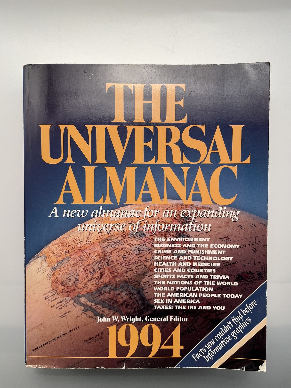 The Universal Almanac, 1994 by John W. Wright (1993, Trade Paperback ...