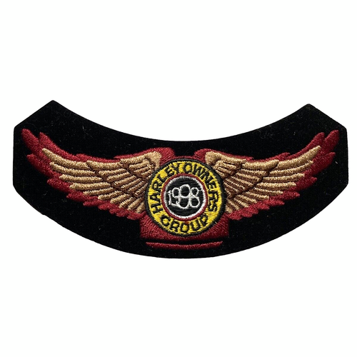 Harley-Davidson Rocker Patch: Owners Group 1998 | eBay