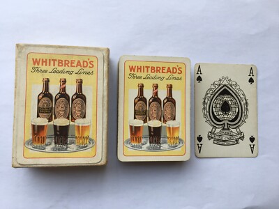 c1930s VINTAGE WHITBREAD’S THREE LEADING LINES ADV PLAYING CARDS | eBay UK