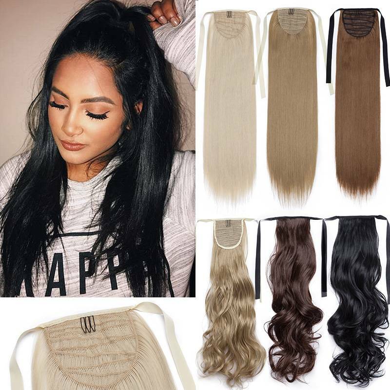 Premium Binding Ponytail Hair Extension Tie Up Pony Tail Hair Extension ...