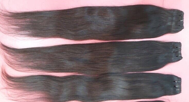 100% Virgin Indian Unprocessed Natural Human Hair 100 Gram Bundles | eBay