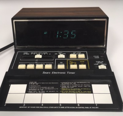 Sears Whole-House Console Timer 473.75100.0 programmable whole house ...