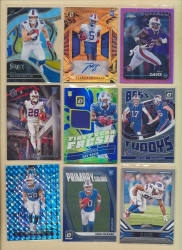BUFFALO BILLS Card Lot - JOSH ALLEN, Matt Milano, RC JERSEY, AUTO ...