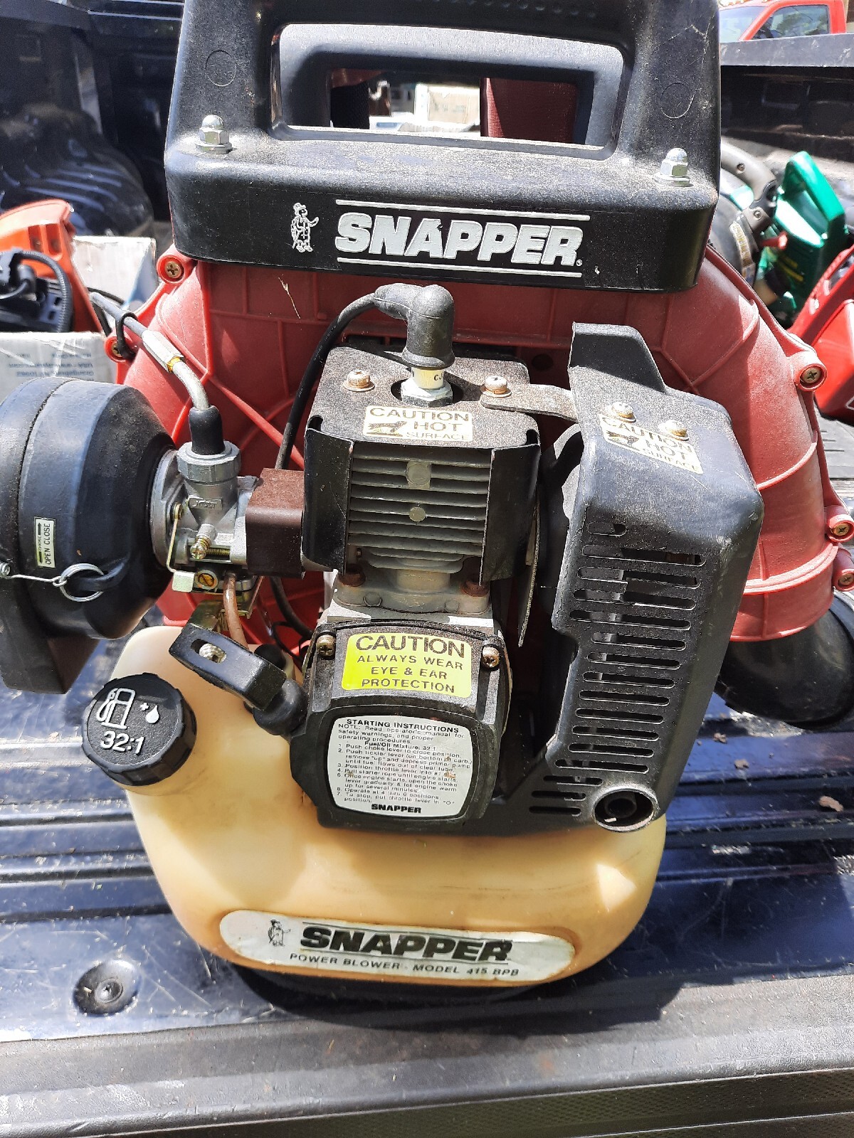 Snapper 415 Bpb Backpack Gas Leaf Blower