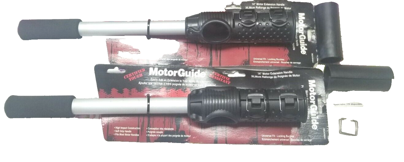 2-Pack Motorguide MGA504A1 14" Fixed Extension Trolling Motor Handle 2 ...